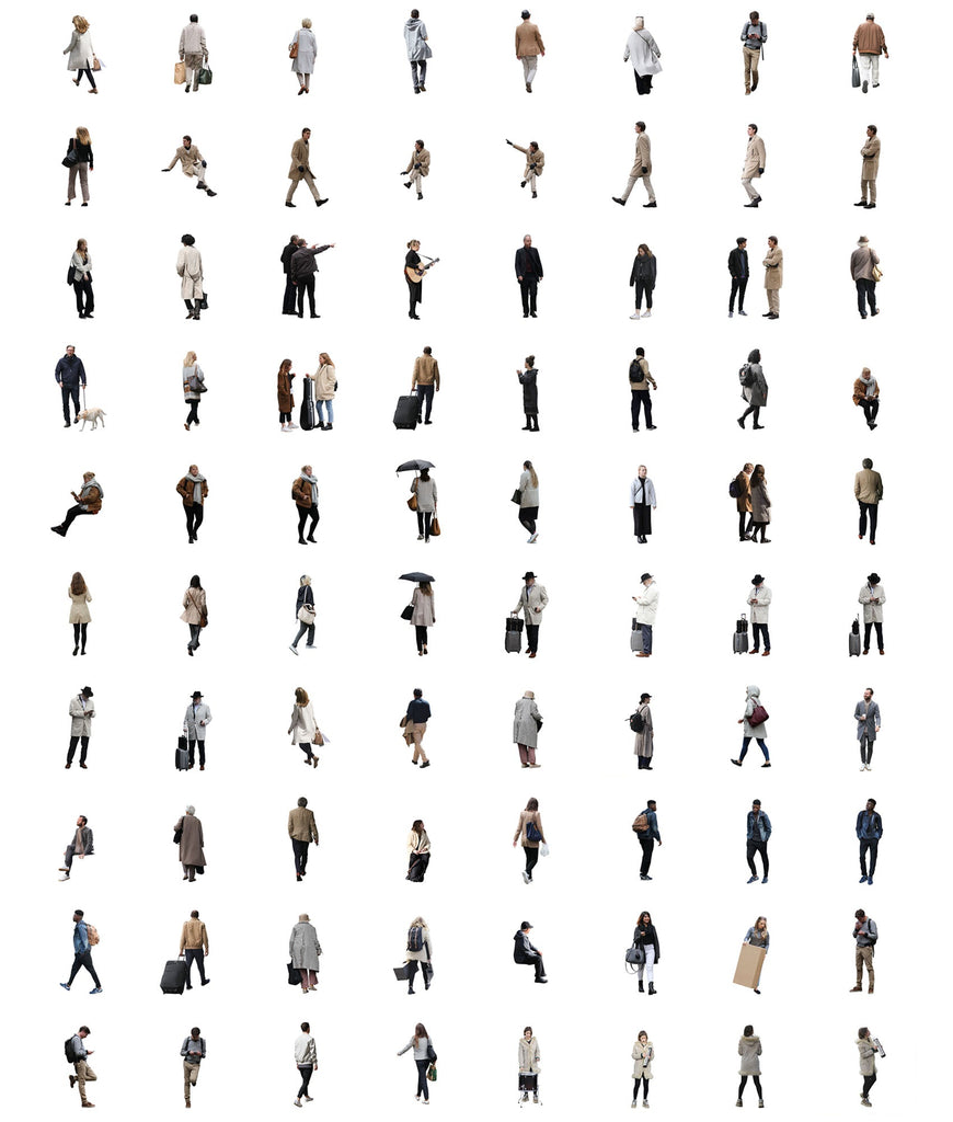 Cutout People Package - Fall – studio esinam