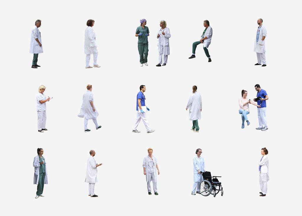 Cutout People Package - Medical / Hospital – studio esinam